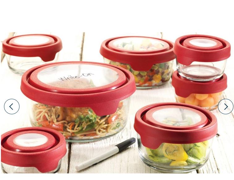 Anchor Hocking TrueSeal 14-piece Glass Storage Set - Dealsandcouponsonline