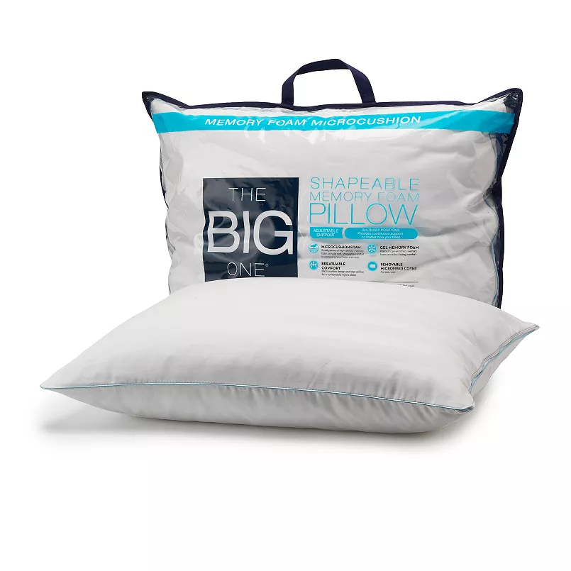 The Big One® Shapeable Memory Foam Pillow - Dealsandcouponsonline