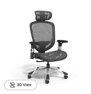 Union & Scale™ FlexFit™ Hyken Ergonomic Mesh Swivel Task Chair, Black ...
