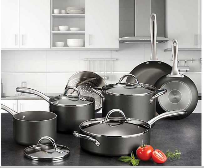 Tramontina 11 Piece Nonstick Cookware Set Assorted Colors
