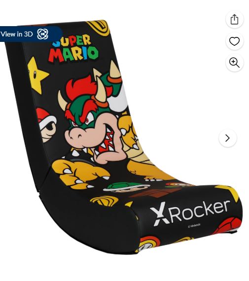 X Rocker® Super Mario™ Power-Up Floor Rocker – Bowser ...